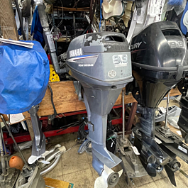 03 Yamaha 4-Stroke 9.9HP 20" High Thrust Tiller Motor